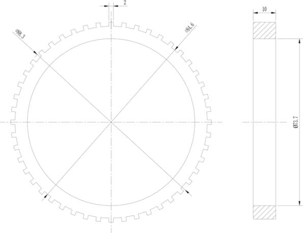 Wheel Speed Sensor Ring