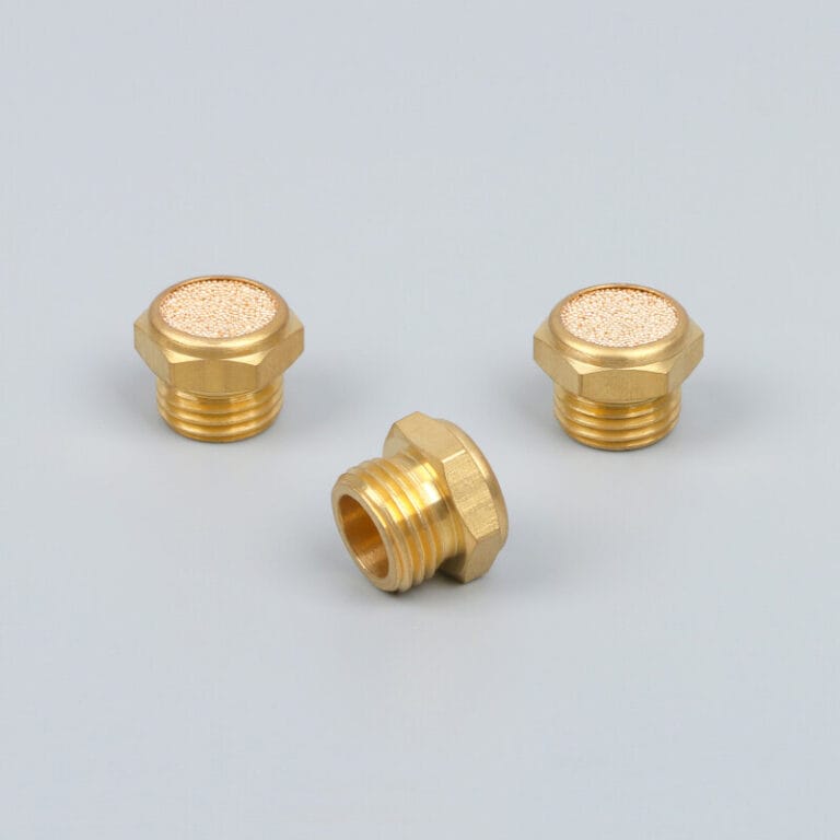 Sintered Bronze Breather Vent - BLUE